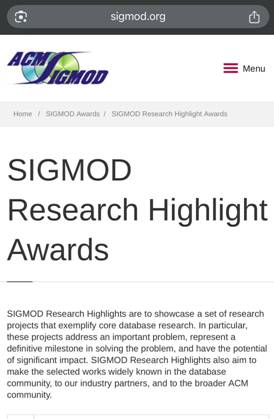 四川大学本科生荣获2025年ACM SIGMOD研究亮点奖-计算机学院